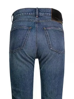 Sportmax Logo-patch Five-pocket Denim Jeans