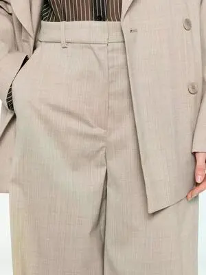 JOSEPH Pinstripe Wool Trousers