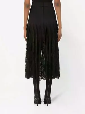 Dolce & Gabbana Chantilly Lace Midi Skirt