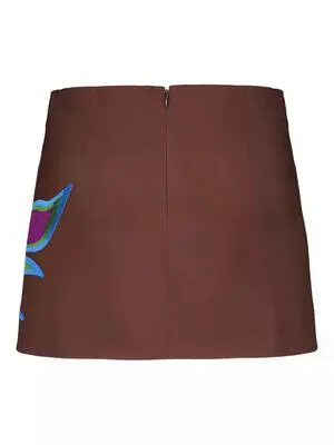 PAULA Embroidered Mini Skirt