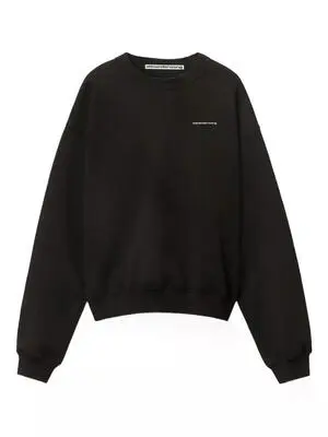Alexander Wang Logo-print Crew-neck Sweater