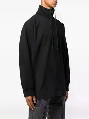 Vetements High-neck Half-zip Sweatshirt