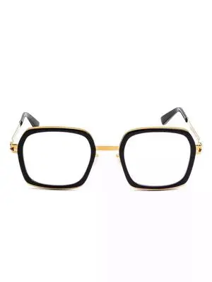 Mykita Geometric Eyeglasses - Gold