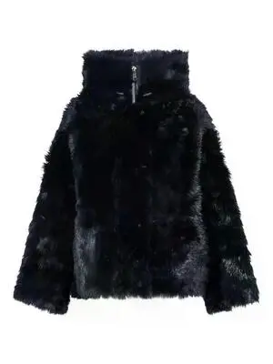 YVES SALOMON Hooded Lamb Shearling Jacket