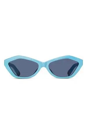 Jacquemus Geometric-frame Sunglasses - Blue