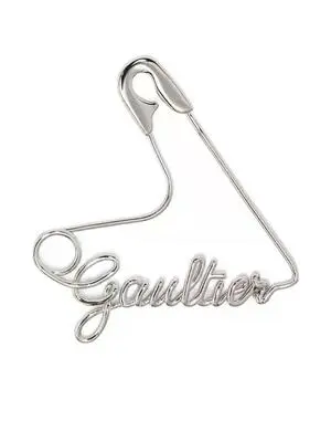 Jean Paul Gaultier Gaultier Safety-pin Brooch - Silver