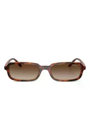 VOGUE EYEWEAR Havana Square Sunglasses - Brown