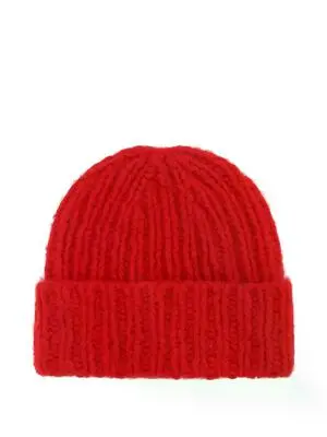 WOMMELSDORFF BERLIN Cashmere Beanie - Red