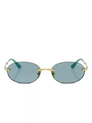 VOGUE EYEWEAR Oval-frame Sunglasses - Gold