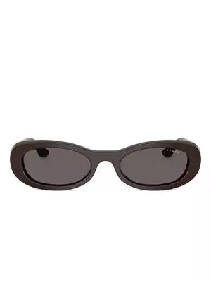 VOGUE EYEWEAR Oval-frame Sunglasses - Brown