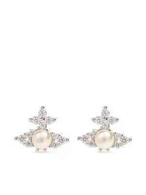 VIVIENNE WESTWOOD Feodora Orb Earrings - Silver