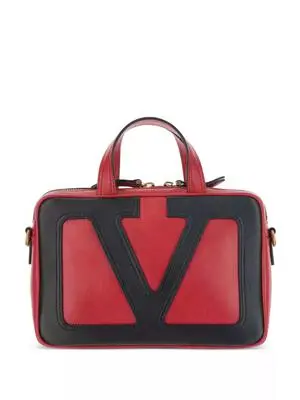 Valentino Garavani Viva Superstar Leather Tote - Red