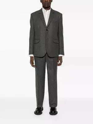 NOYOCO Two-button Notched Jacket