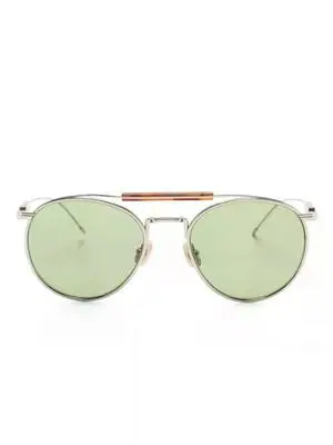 Brunello Cucinelli Pilot-frame Sunglasses - Silver