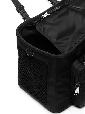 Prada Re-nylon Logo Plaque Pet Carrier