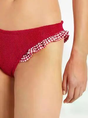 Hunza G Ruffled Gingham Bikini