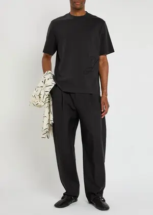 Jacquemus Le T-shirt Embroidered Cotton T-shirt