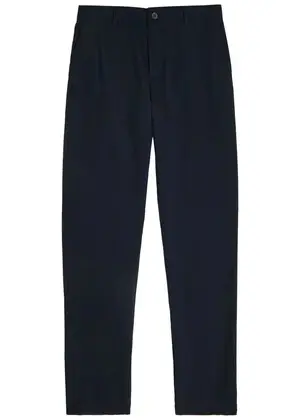 Sunspel Tapered Stretch-wool Trousers