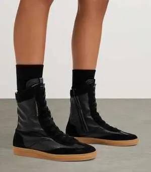 ALLSAINTS Louise Leather High-top Sneakers