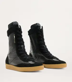 ALLSAINTS Louise Leather High-top Sneakers