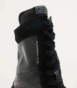 ALLSAINTS Louise Leather High-top Sneakers