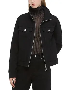 Helmut Lang Funnel Neck Trucker Jacket