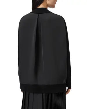 ALLSAINTS Bern Paneled V-neck Sweater