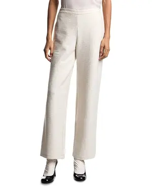 Emporio Armani Embossed Wide Leg Pants