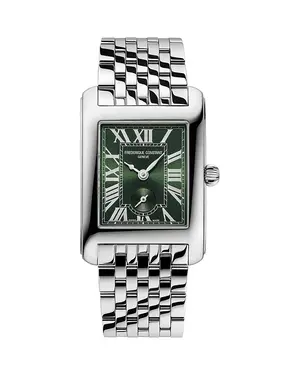FREDERIQUE CONSTANT Classics Carree Small Seconds Watch - Green/silver