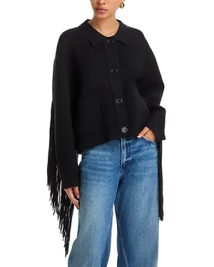 Essentiel Antwerp Fringe Outerwear For Women