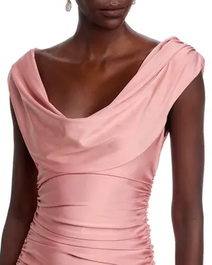 Black Halo Evangeline Gown - Desert Rose