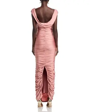 Black Halo Evangeline Gown - Desert Rose