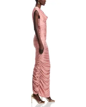 Black Halo Evangeline Gown - Desert Rose
