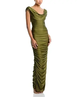 Black Halo Off The Shoulder Evening Dresses