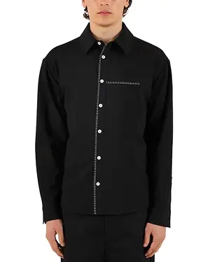 KROST Blanket Stitch Shirt - Black