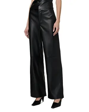 Women's Faux Leather Jeans