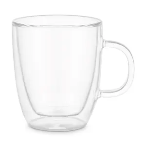BODUM Bistro Double Wall Mugs, Set Of 6