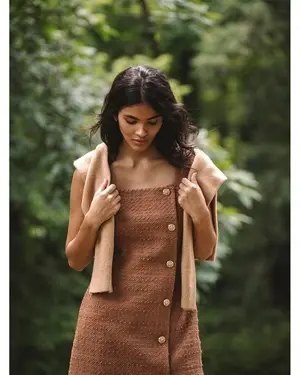 French Connection Structured Tweed Mini Dress