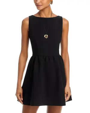 French Connection Azra Twill Mini Dress - Black