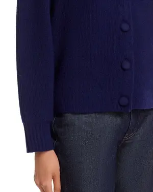 French Connection Safiya Knit Drop Shoulder Cardigan - Royal Blue