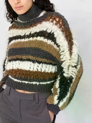 Brunello Cucinelli Colour-block Cashmere Jumper