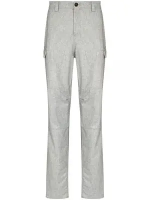 Brunello Cucinelli Wool Cargo Trousers - Grey