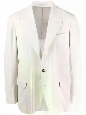 Brunello Cucinelli Single-breasted Cotton Blazer