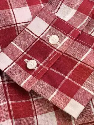 Brunello Cucinelli Checked Cotton Shirt