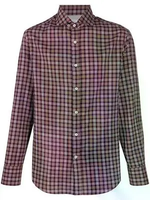 BRUNELLO CUCINELLI Checked Cotton Shirt