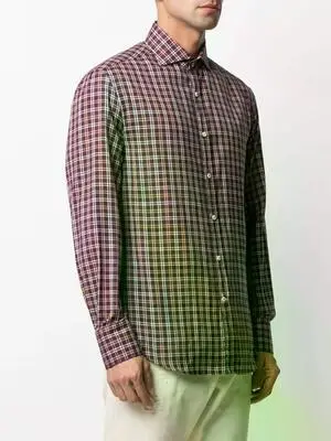Brunello Cucinelli Checked Cotton Shirt