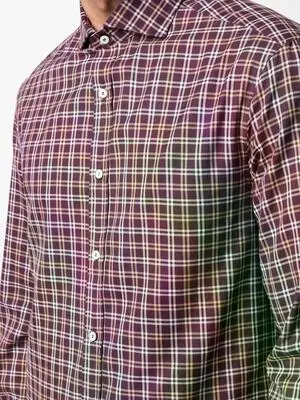 Brunello Cucinelli Checked Cotton Shirt