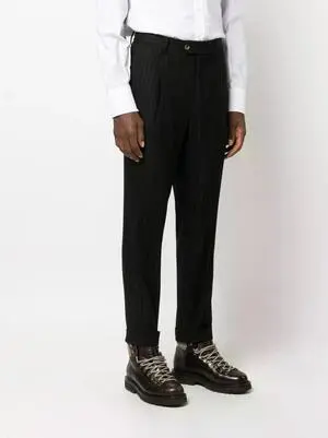 Brunello Cucinelli Pinstripe Virgin Wool Trousers