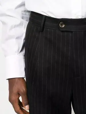 Brunello Cucinelli Pinstripe Virgin Wool Trousers