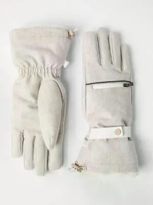 Brunello Cucinelli Shearling Mountain Gloves